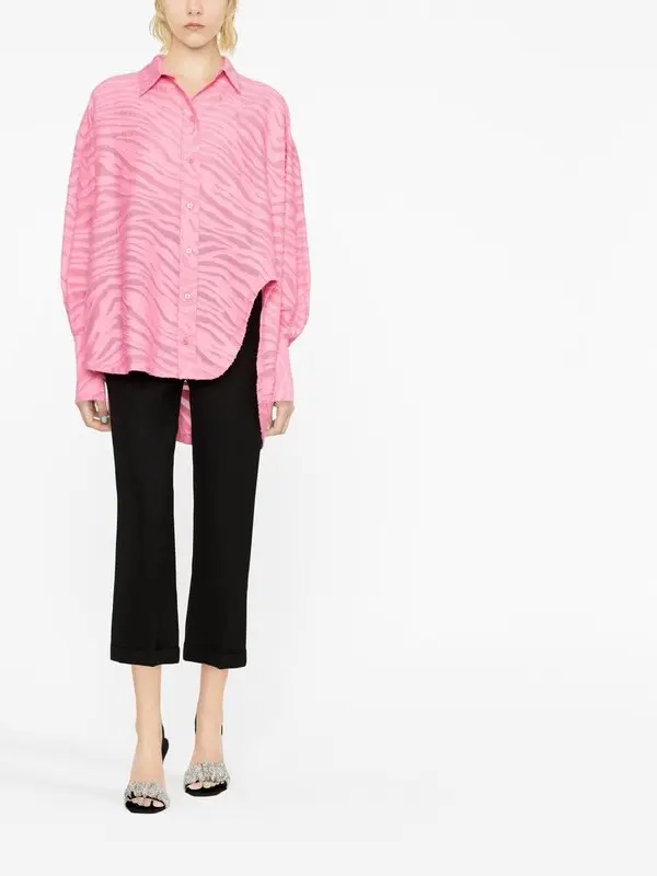 Attico Diana Long-sleeve Shirt - Pink