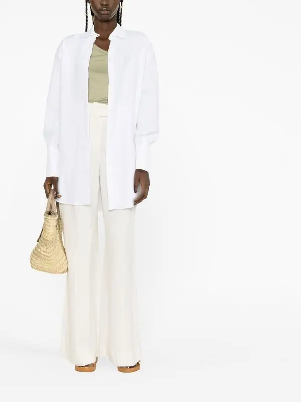 BLANCA VITA Oversized Mini Shirtdress