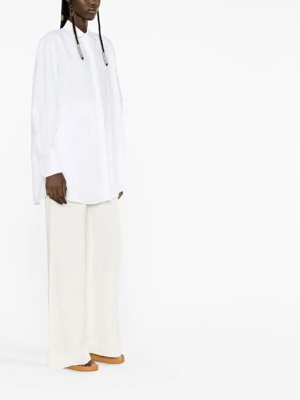 BLANCA VITA Oversized Mini Shirtdress