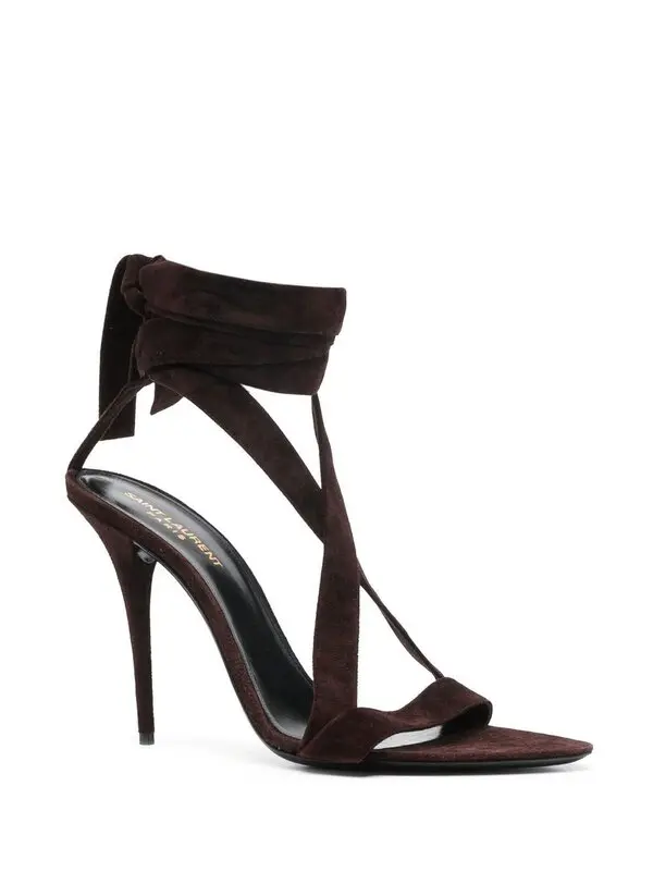 Saint Laurent Deva 105 Leather Sandals