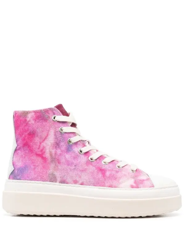 Isabel Marant Étoile Hi-top Lace-up Sneakers - Pink