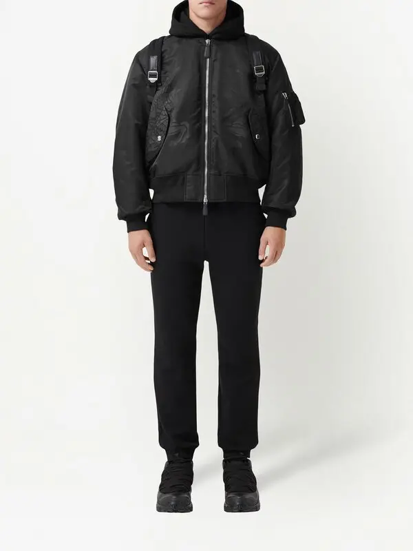 Burberry Equestrian Knight-print Bomber Jacket