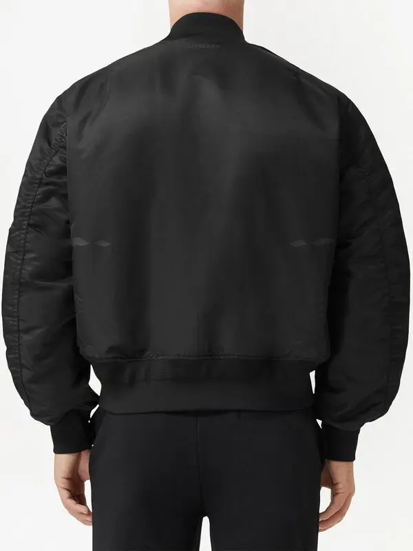 Burberry Equestrian Knight-print Bomber Jacket