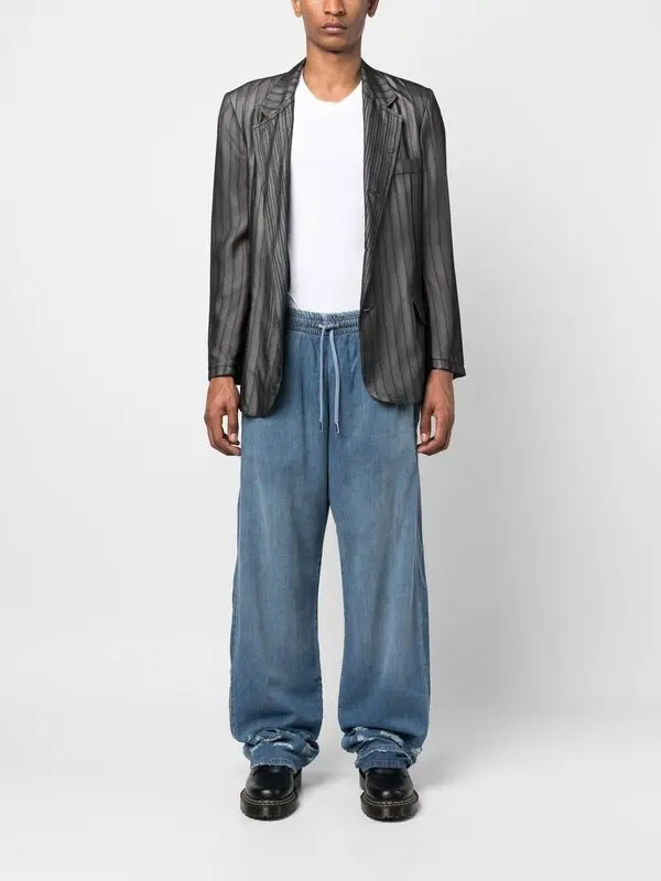 DIESEL® Distressed-effect Wide-leg Jeans