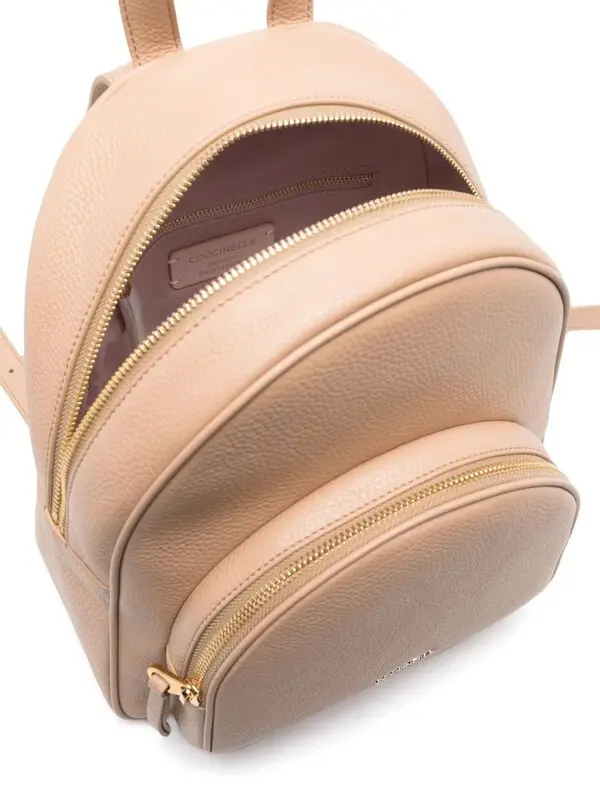 Coccinelle Logo-Plaque Calf Leather Backpack E1TFK140101_W11_0.jpg main image 3