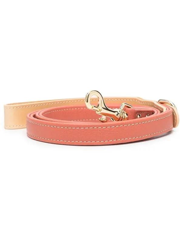 SPORTY & RICH Leather Pet Lead - Pink
