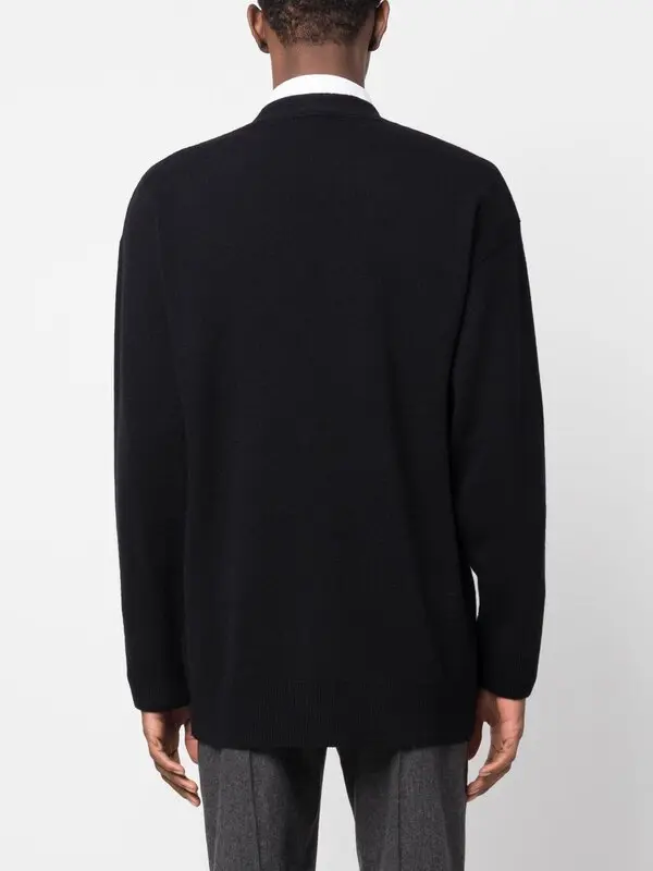 Valentino Garavani Vlogo Signature Virgin Wool Cardigan