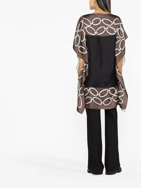 Valentino Garavani Chain 1967 Foulard-print Silk Dress