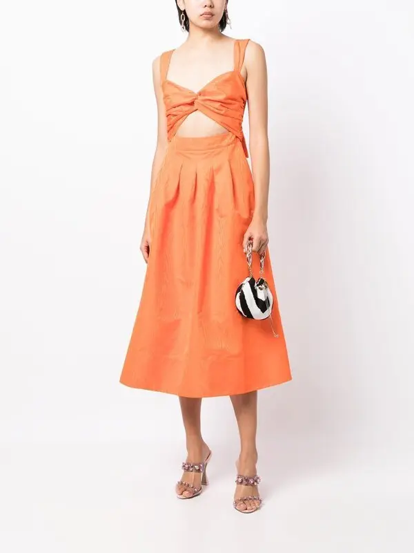 Rebecca Vallance Cut-out-top Flared Dress