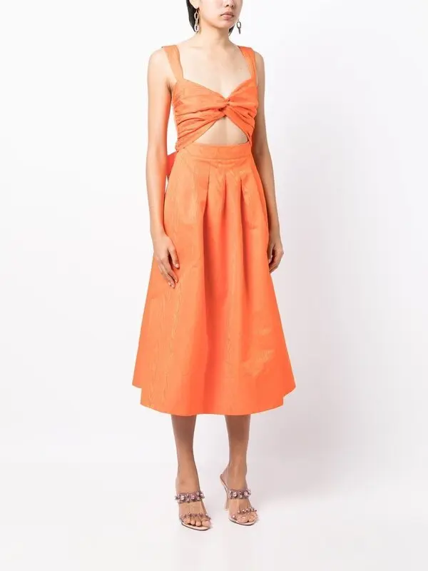 Rebecca Vallance Cut-out-top Flared Dress