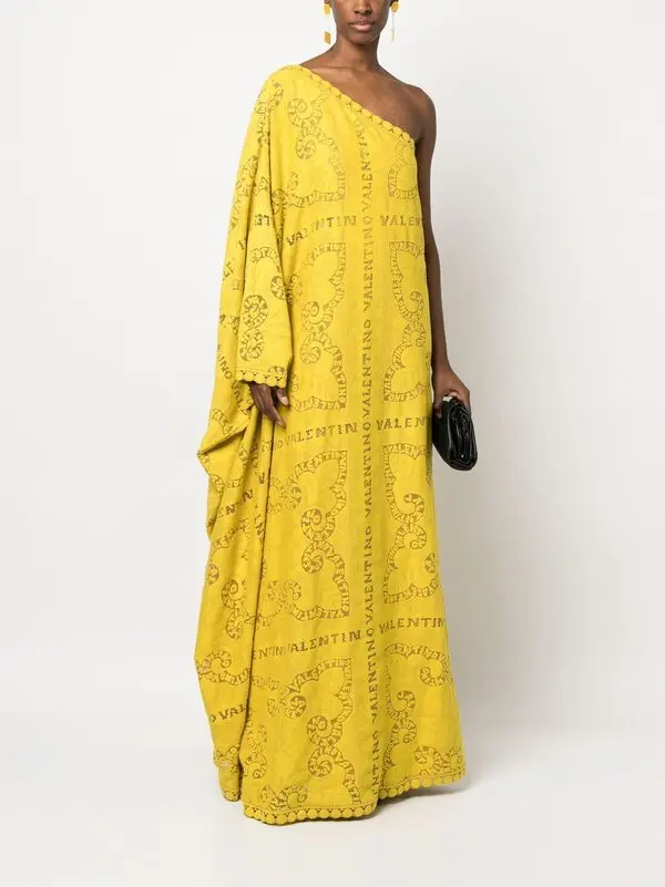 Valentino Garavani One-Shoulder Long Dress In Yellow - 61% Off |  Editorialist