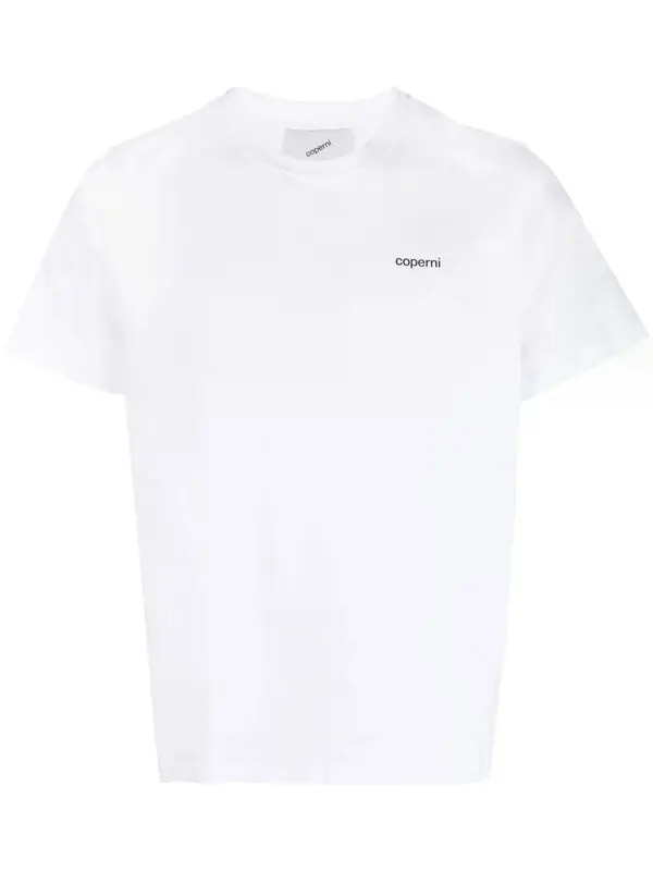 Coperni Logo-print Cotton T-shirt - White