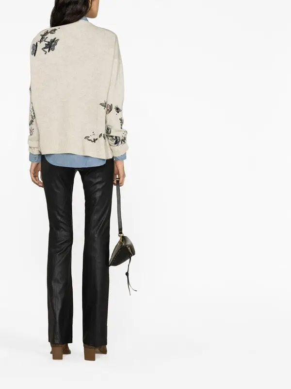 Zadig&Voltaire Embroidered Cashmere Jumper