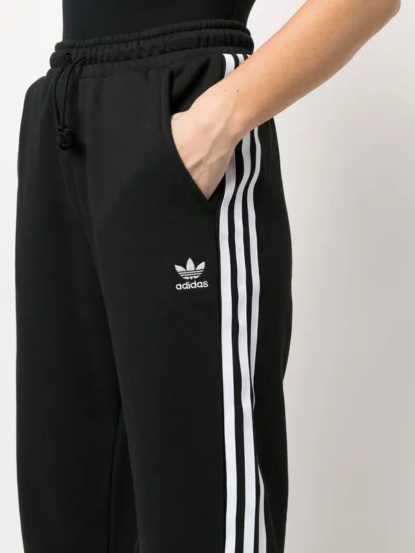 Adidas Embroidered-logo Track Pants - Black