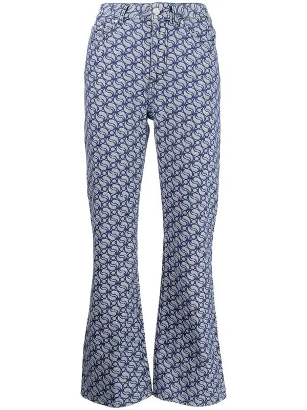 Stella McCartney Patterned High-waisted Jeans