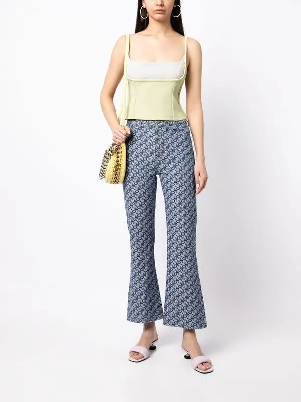 Stella McCartney Patterned High-waisted Jeans