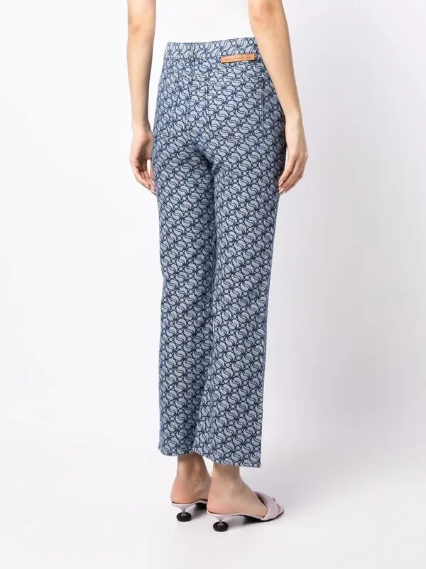 Stella McCartney Patterned High-waisted Jeans