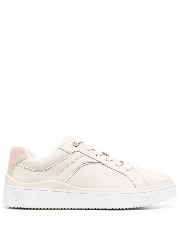Tommy Hilfiger Round-toe Leather Sneakers