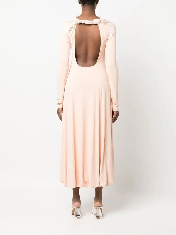 JIL SANDER Long-sleeved Flared Dress