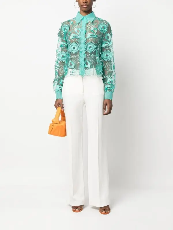 Alberta Ferretti Embroidered Shirt
