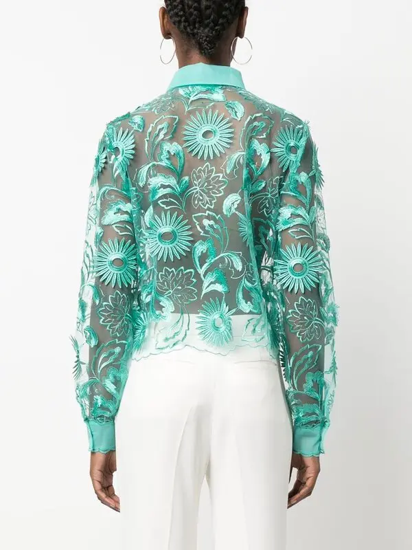 Alberta Ferretti Embroidered Shirt