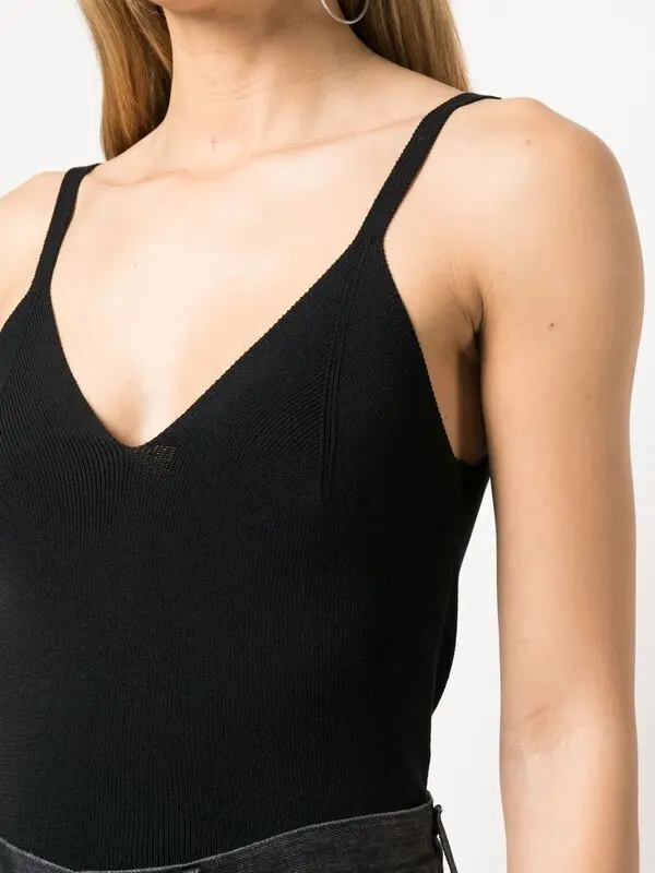 Our Legacy Ribbed-knit Singlet Top