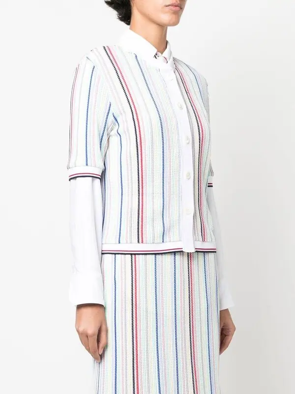 Thom Browne Striped Cardigan
