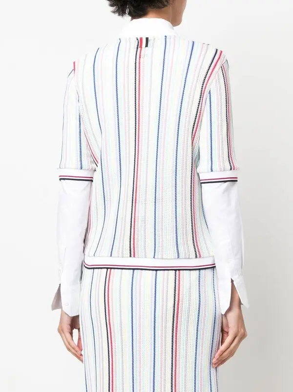 Thom Browne Striped Cardigan