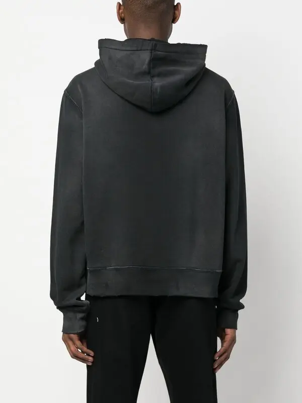 Amiri Faded-effect Logo Hoodie