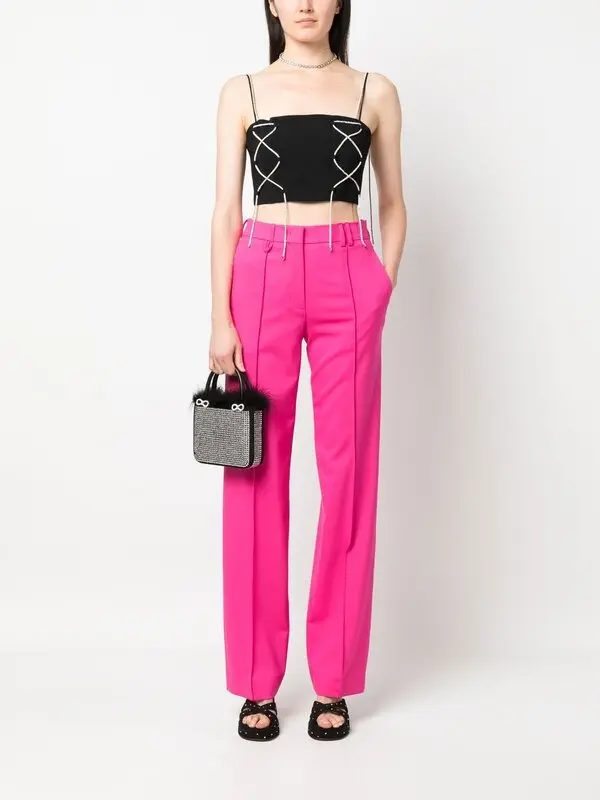 Giuseppe Di Morabito Rhinestone-straps Cropped Top