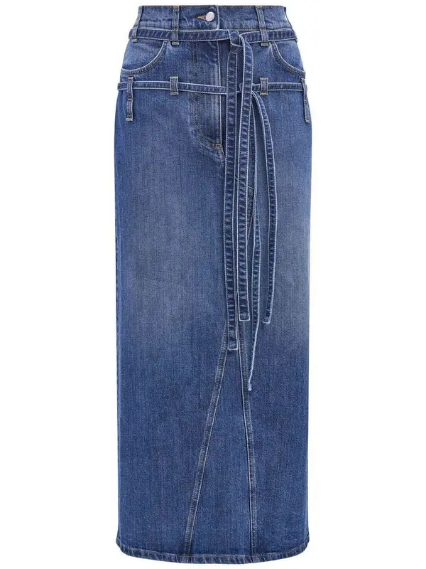 Altuzarra Robinson Denim Midi Skirt