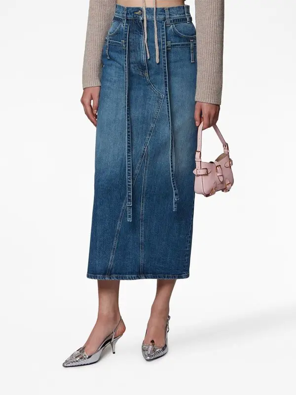 Altuzarra Robinson Denim Midi Skirt