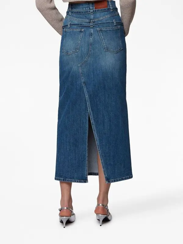Altuzarra Robinson Denim Midi Skirt