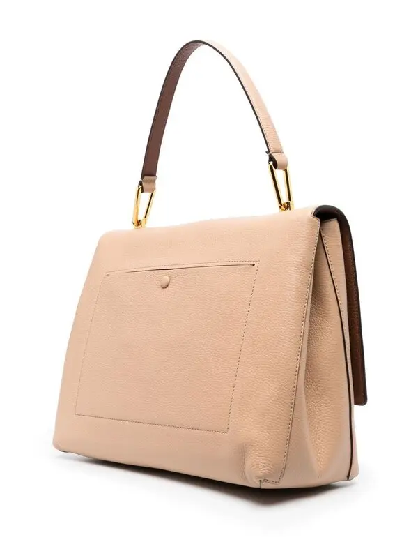 COCCINELLE Liya Pebbled-leather Tote Bag