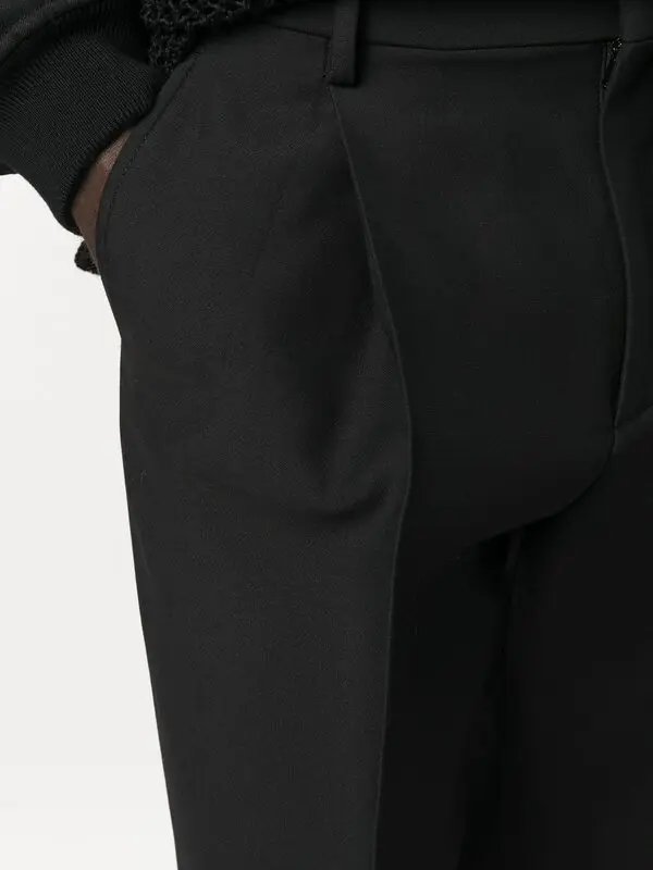 Valentino Garavani Cropped Tailored Trousers - Black
