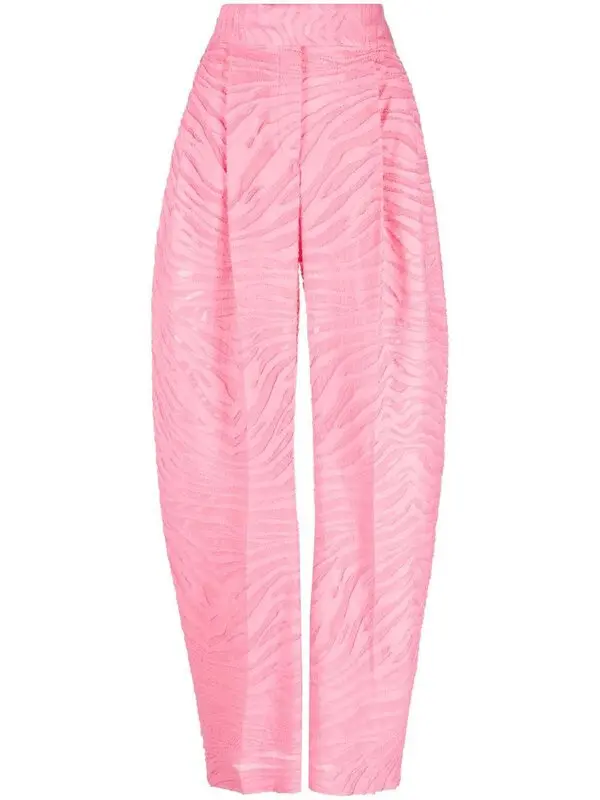 Attico Zebra-pattern Trousers
