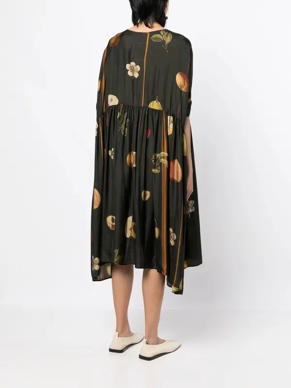 UMA WANG Fruit-print Maxi Dress