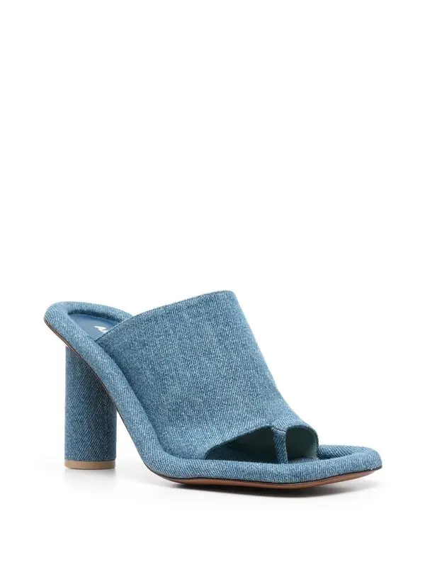 AMBUSH Cushion Denim Sandals - Blue