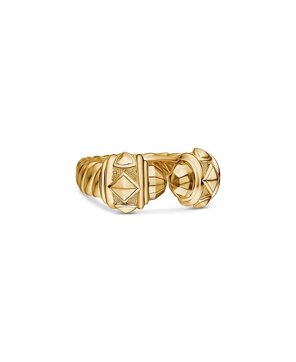 David Yurman 18k Yellow Renaissance Ring - Gold