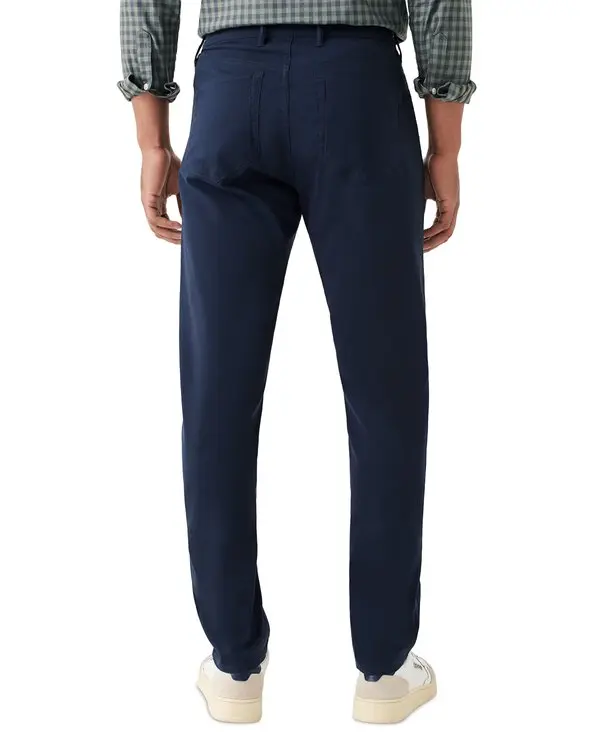 Faherty Brand Movement Coolmax Regular Fit Pants - Navy