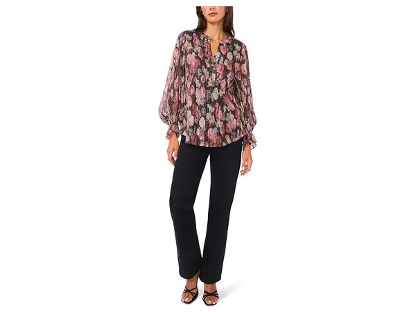 Vince Camuto V-neck Balloon Sleeve Blouse