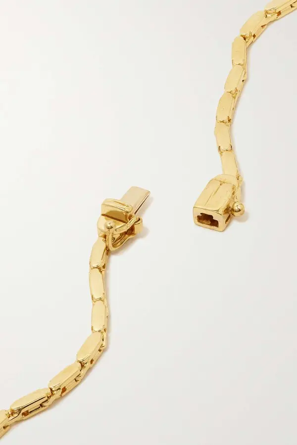 SUZANNE KALAN 18-karat Sapphire Tennis Necklace