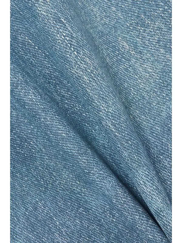 Bottega Veneta Printed Leather Straight-leg Pants - Blue