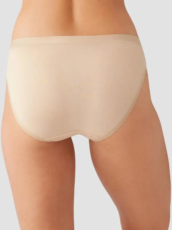 Wacoal Understated Cotton Bikini Briefs - Sand