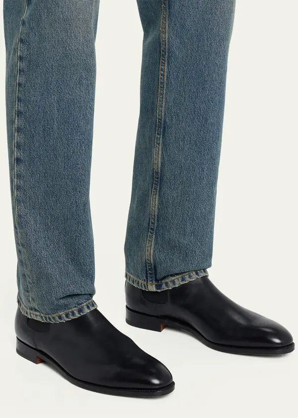 John Lobb Lawry Leather Chelsea Boots