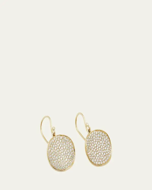 Ippolita Medium Flower Drop Earrings In 18k Gold With Diamonds