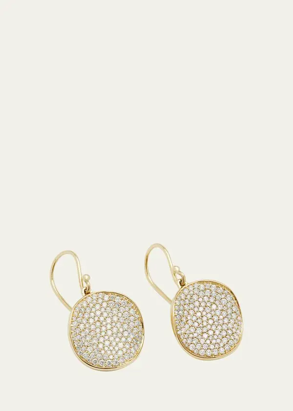 Ippolita Medium Flower Drop Earrings In 18k Gold With Diamonds