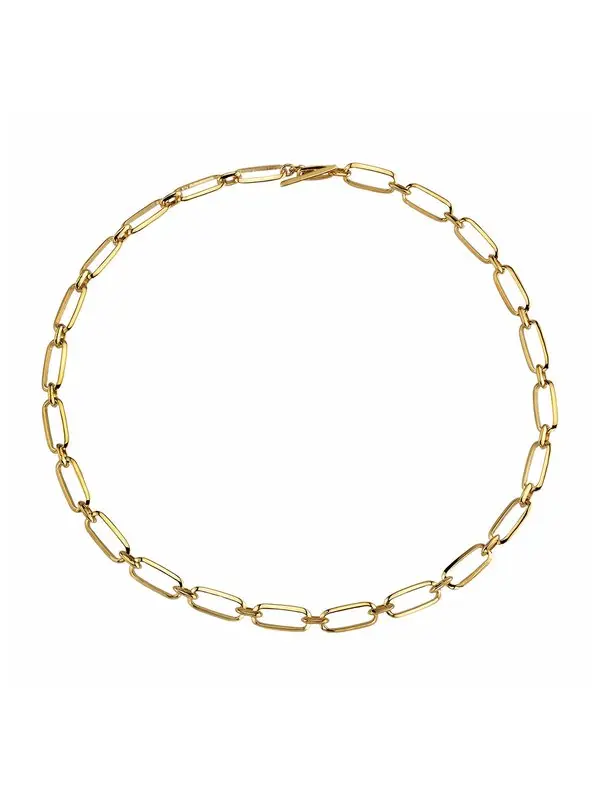 Lizzie Mandler Xl Knife Edge Flat Yellow Necklace