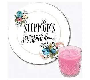 COURTSIDE MARKET Courtside Harriet Floral Stepmom 8x8 Art Board Oz Candle - One-color