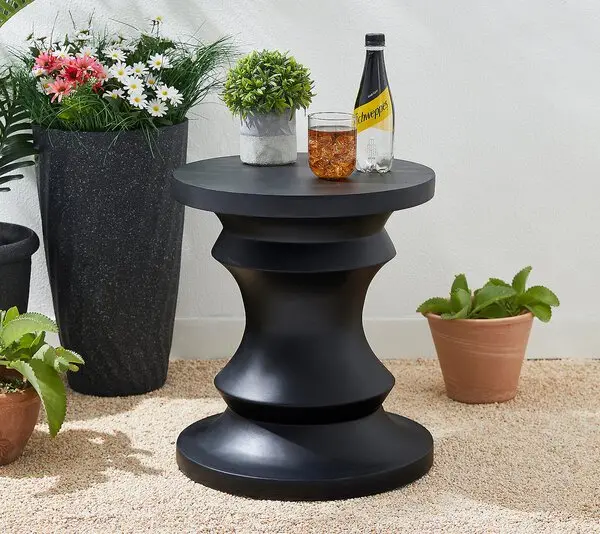 GLITZHOME Multifunctional Chess Inspired Garden Stool Or Stand